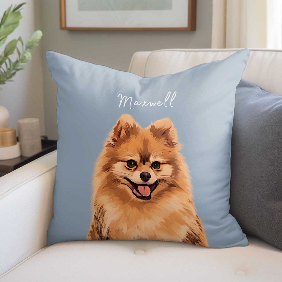 Custom Pet Pillow Using Pet Photo Custom Cat Pillow Custom Dog Pillow ...
