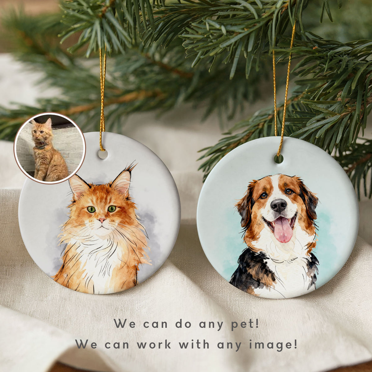 Custom Pet Ornament Personalized Pet Ornament Custom Dog Ornament – Mod ...