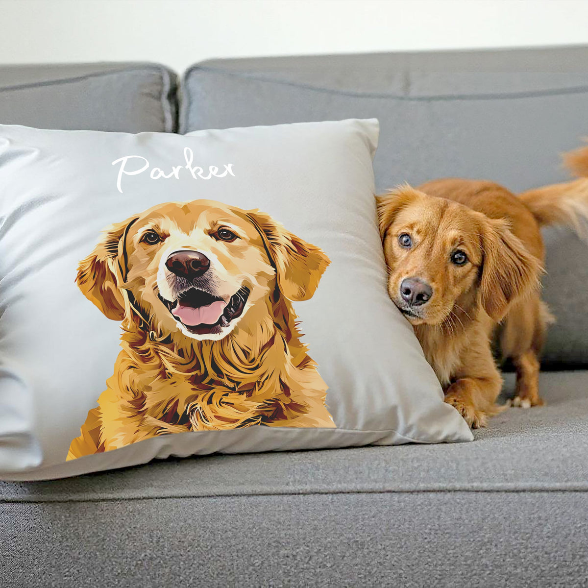 Custom Pet Pillow Using Pet Photo Custom Cat Pillow Custom Dog Pillow ...